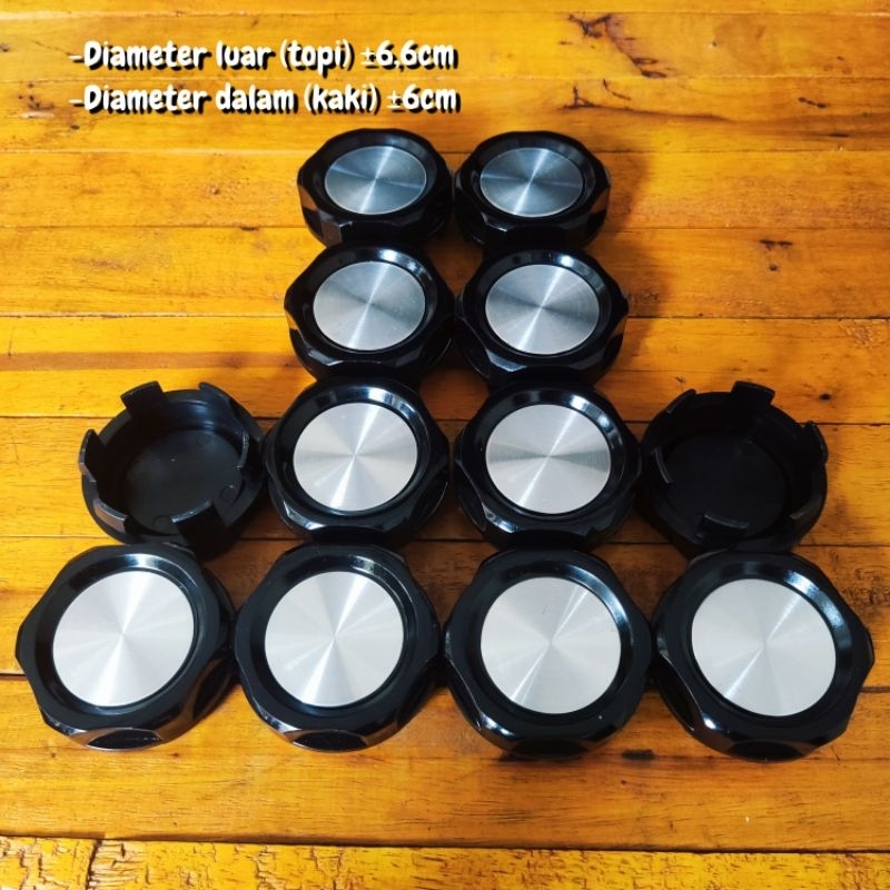 Jual DOP VELG MOBIL TUTUP DOP VELG VARIASI AS RODA COMPE RALLY DIAMETER ...