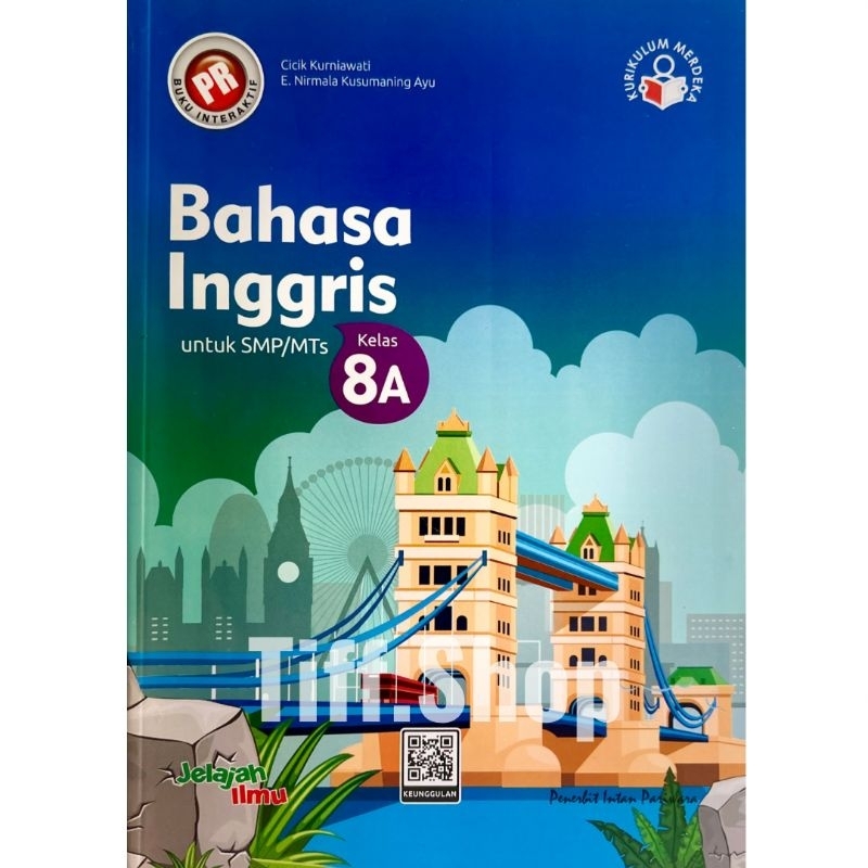 Jual Buku PR, LKS bahasa inggris kelas 8A, 8 semester 1 (Kurikulum Merdeka) intan pariwara ...