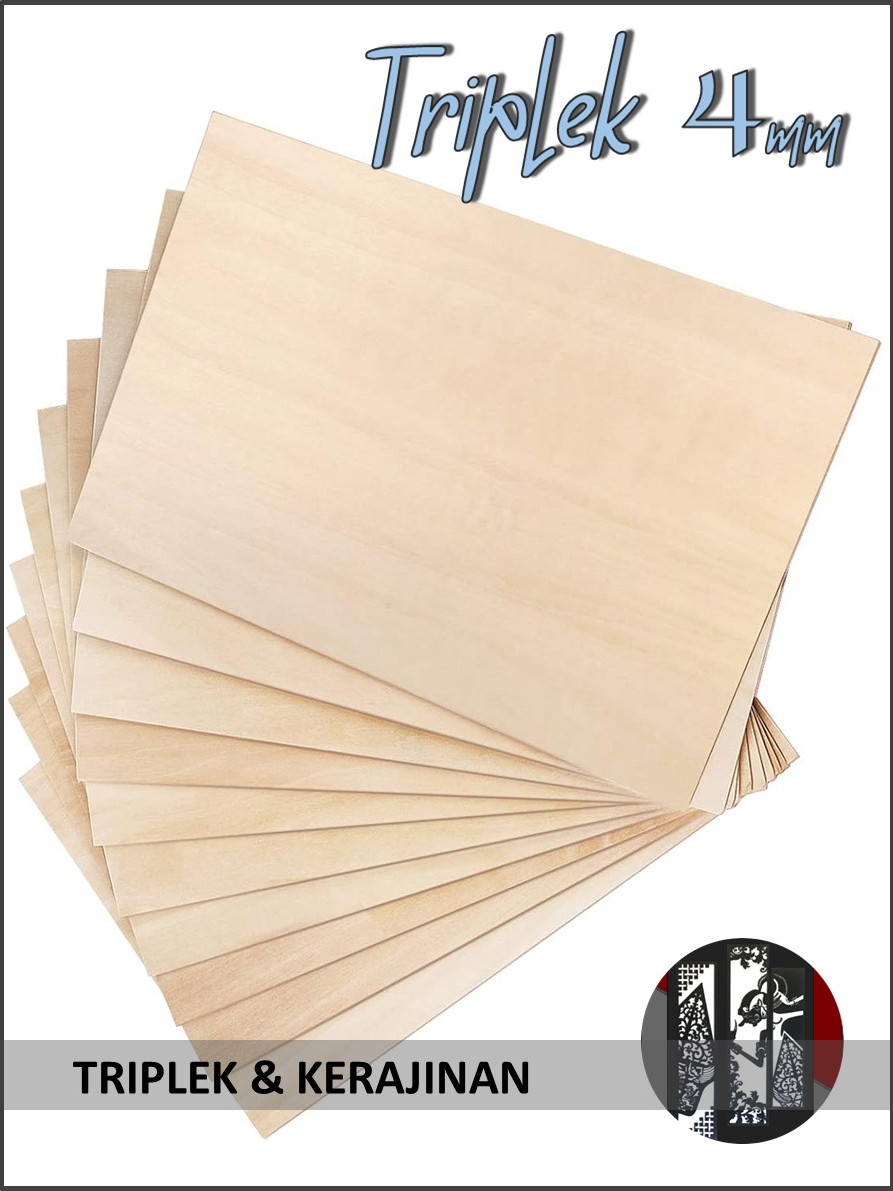 Jual Triplek 4mm 90x220 cm (isi 3 lembar) (Plywood Multiplek 4 mm 90 x 220 | 220x90 | 220 x 90 ...