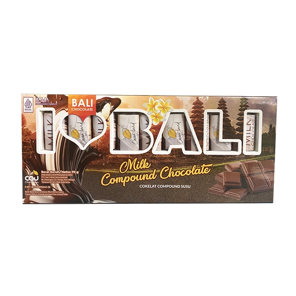 Jual Cocoa Land - Compound Chocolate I Love Bali Milk - 90 gr | Shopee ...