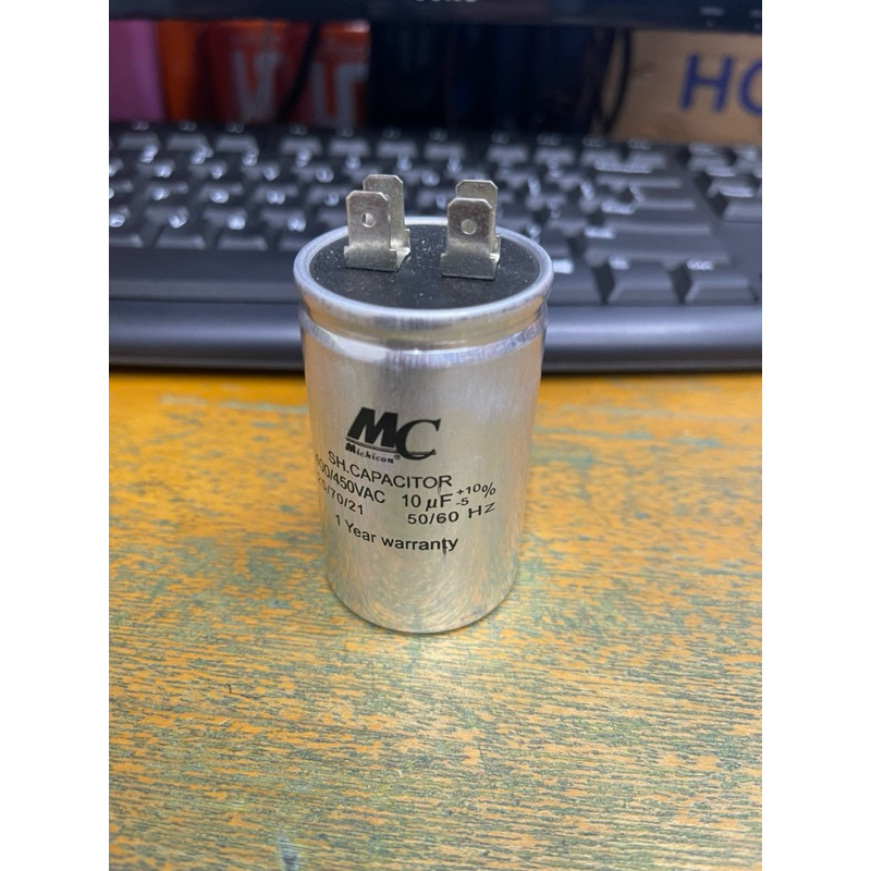 Jual Capasitor AC 10uf mikro kapasitor tabung merk MC | Shopee Indonesia