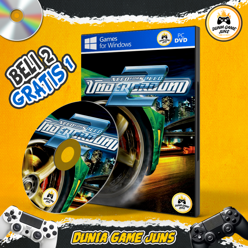 Jual Need For Speed Underground 2 | CD/DVD | Game Race & Sport | Game ...