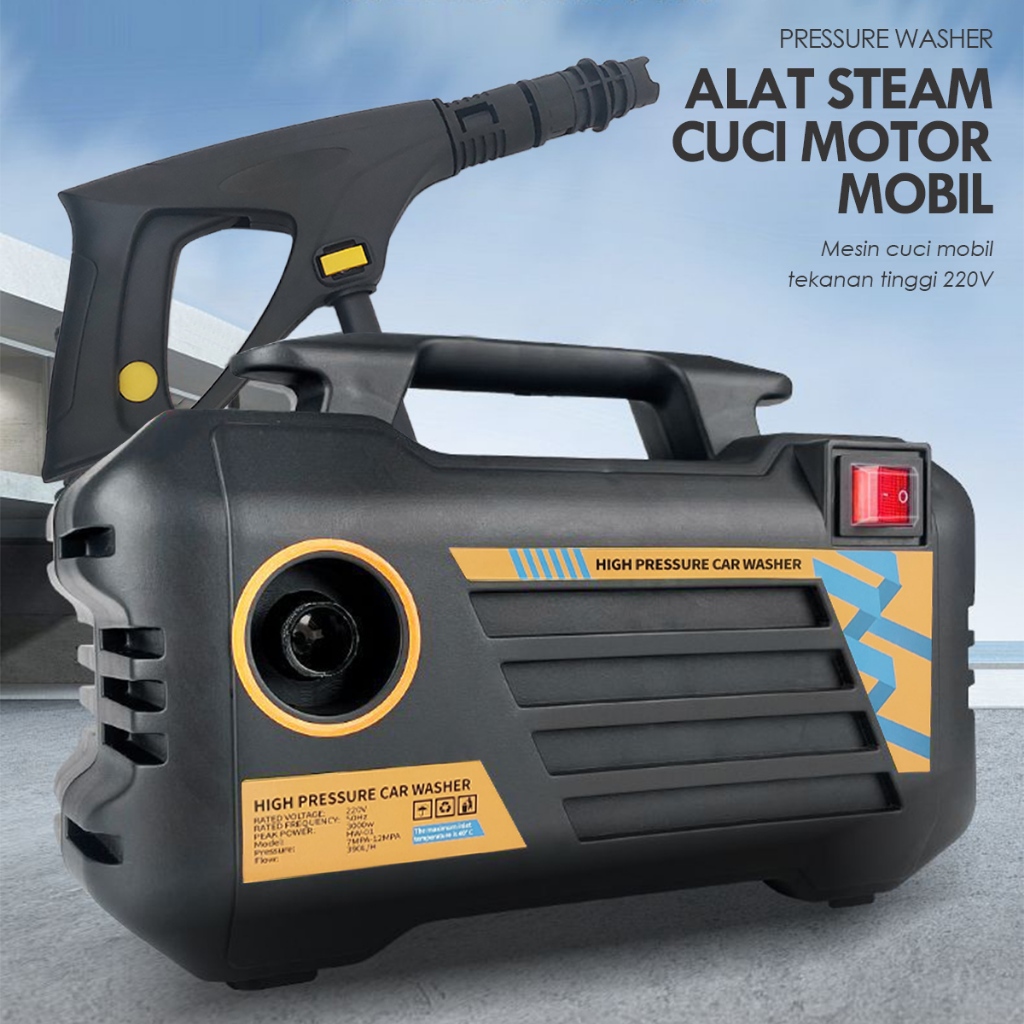 Jual TERBARU Alat Cuci Mobil Motor High Pressure - Set Selang Saringan ...
