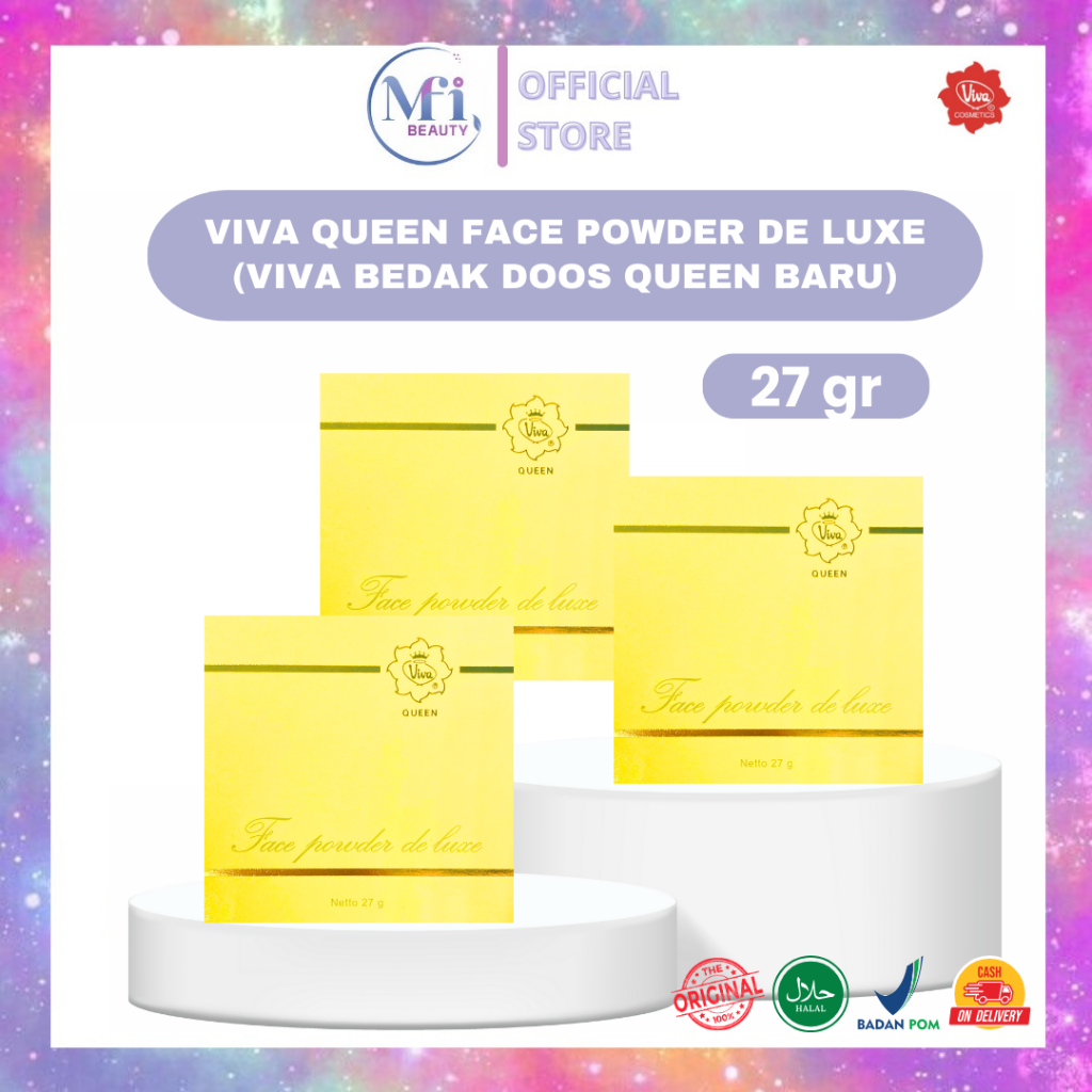 Jual MFI - Viva Queen Face Powder De Luxe (Viva Bedak Doos Queen Baru ...