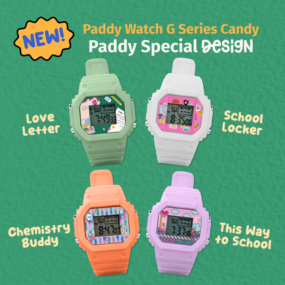 Jual Paddywatch G Series Candy - Jam Tangan Rubber Digital Custom ...