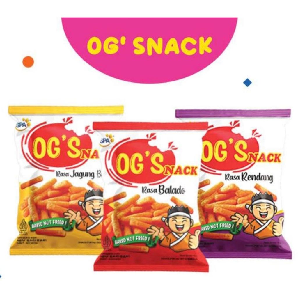 Jual OG snack rentengan rasa balado, rendang & jagung bakar | Shopee ...