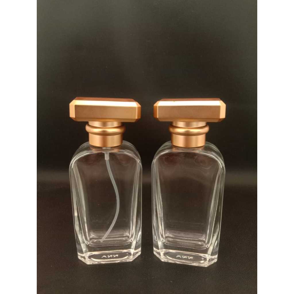 Jual Botol parfum V32690 50ml easypump gold + ring + Tutup channel gold ...