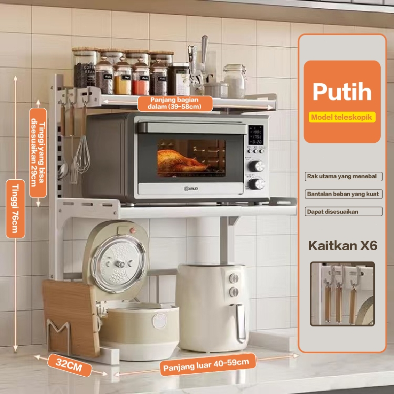Jual Damaindah Rak Dapur Serbaguna / Meja Kompor / Meja Dapur / Rak ...