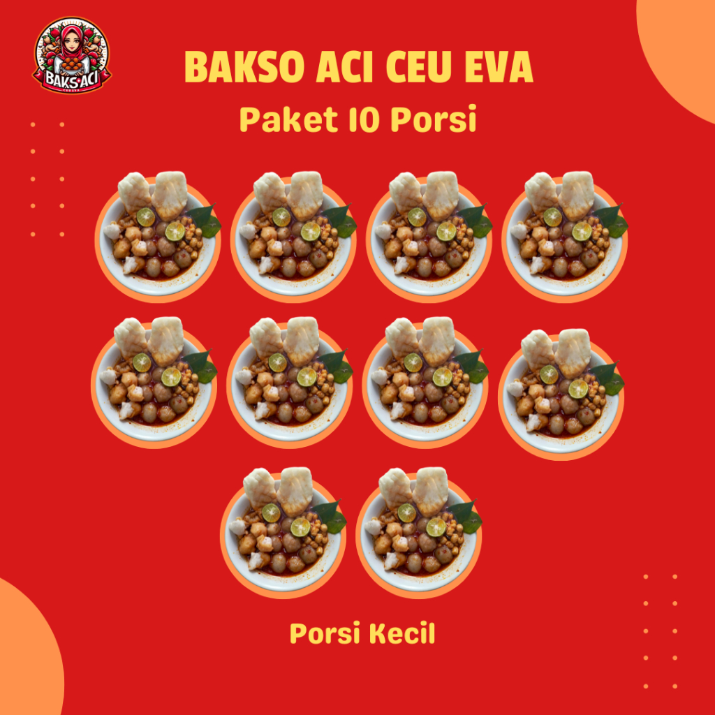 Jual Spesial Paket Bakso Aci 10 Bungkus Pedas Kuah | Bakso Aci Porsi ...