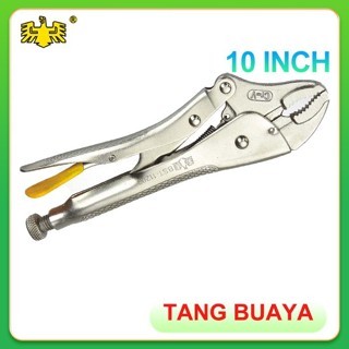 Jual Tang Buaya Jepit Bengkok Vise Grip Locking Pliers Curve 10 Inch ...