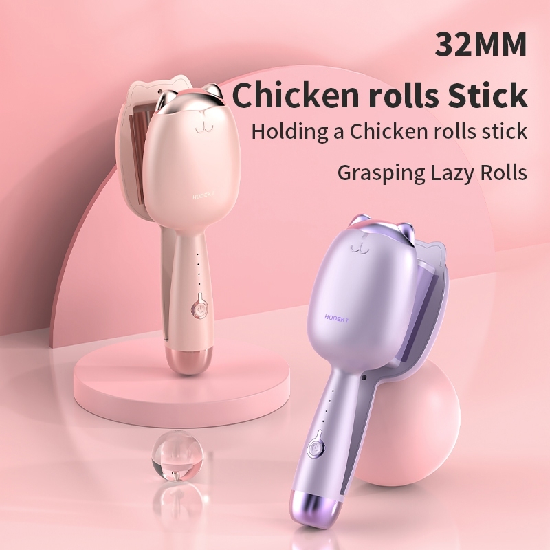 Jual EGG STICKROLL 32MM / Catokan Keriting Rambut 32MM Curly Water Ripple Egg Roll Shape Alat ...