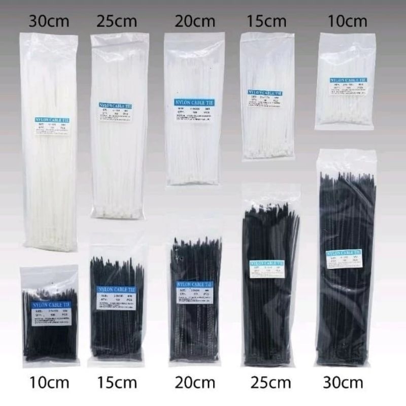 Jual Kabel Ties 1Pack isi 100PCS Kabel Tie / Cable Tis / Kabel Tis / 2.5 / 3.6 / 4.8 * 10cm ...