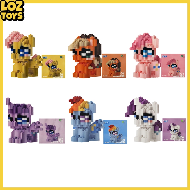 Jual LOZTOYS Mini Mainan Bricks Balok Susun DIY My Little Pony Mainan ...
