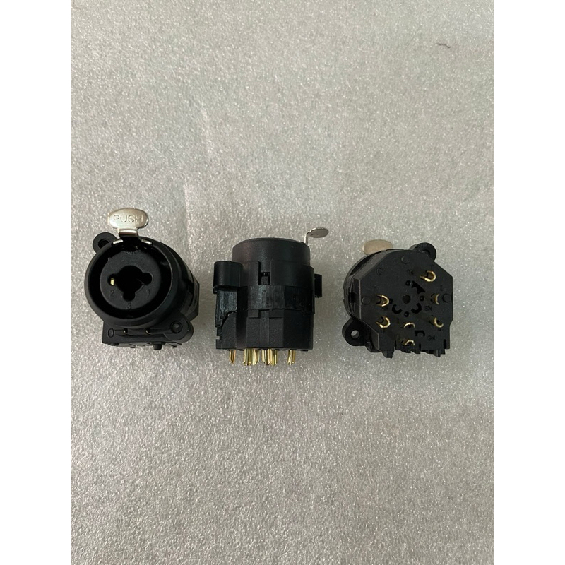 Jual Socket Body Multi Combo XLR Canon Female Akai TEMBAGA | Shopee ...