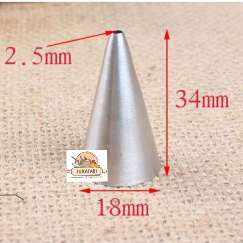 Jual Spuit Tip Nozzle no 4 CH Round Bulat tip no 4 bulat writing ...