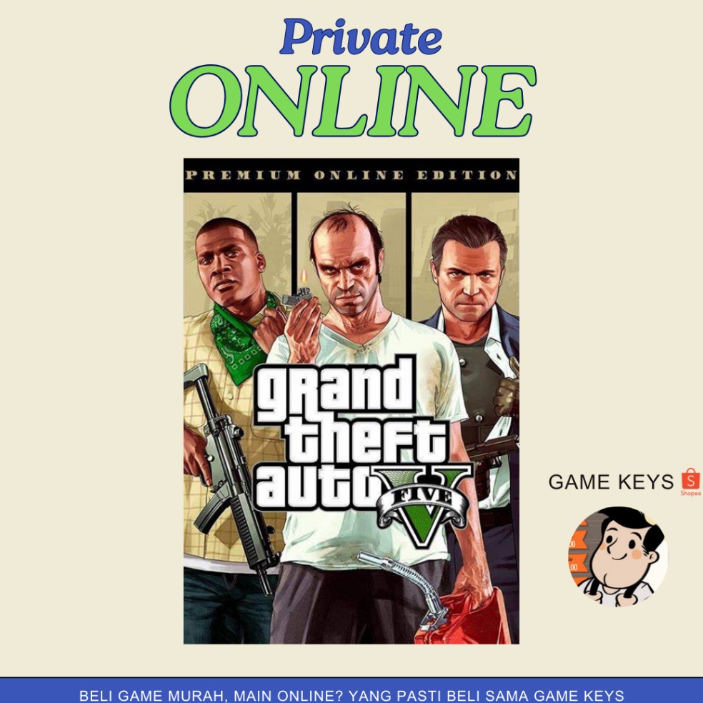 Jual KODE K86J GTA V ONLINE STEAM PC GAME ORIGINAL | Shopee Indonesia
