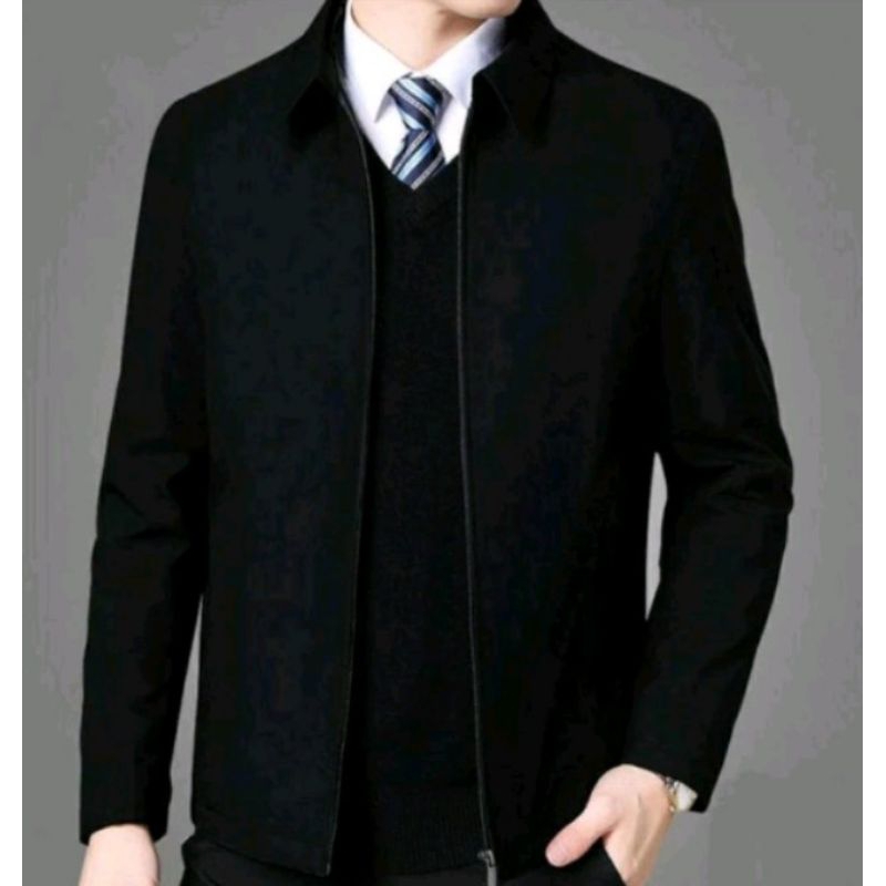 Jual Jaket Pria Jaket Katun Dril Jaket Kanvas Jaket formal | Shopee ...