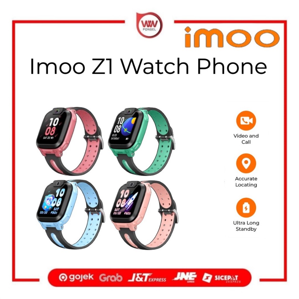 Jual Imoo Watch Phone Z1 HD Video Call Ultra Long Standby 7 Day ...