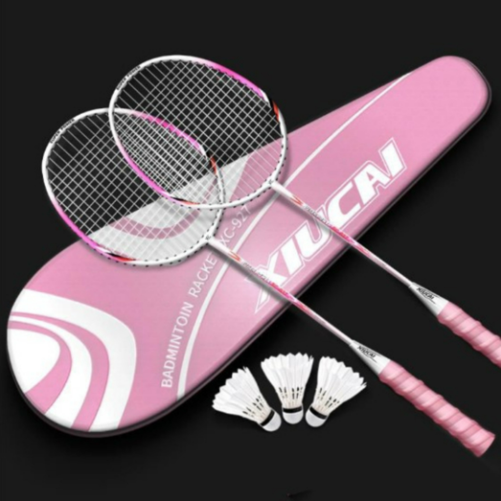 Jual Free dus packing Raket Bulu Tangkis Isi 2 pcs/raket badminton ...