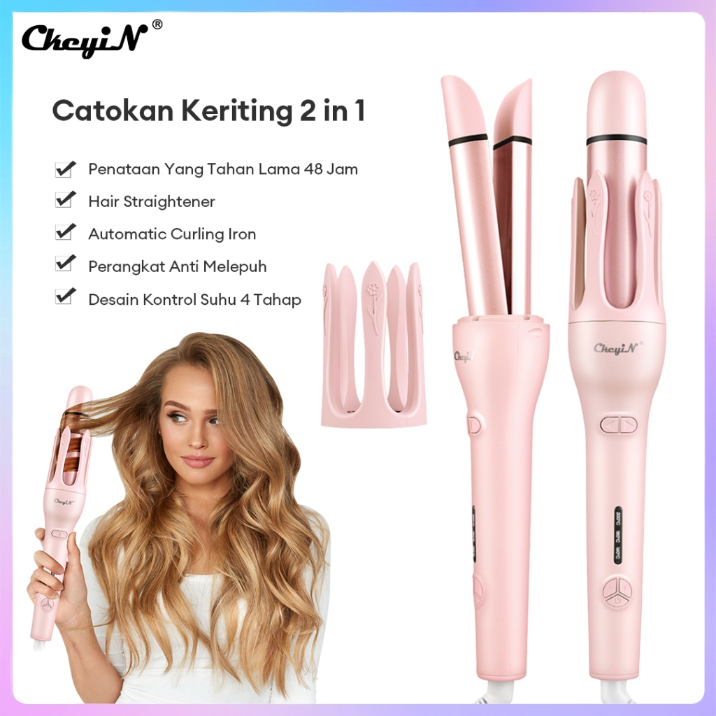 Jual CkeyiN Catokan Keriting 2in1 Hair Curly Auto Catokan Curly Otomatis Pengeriting Rambut ...