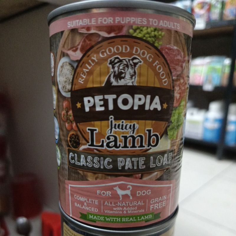 Jual Petopia dog kaleng Lamb 380g | Shopee Indonesia