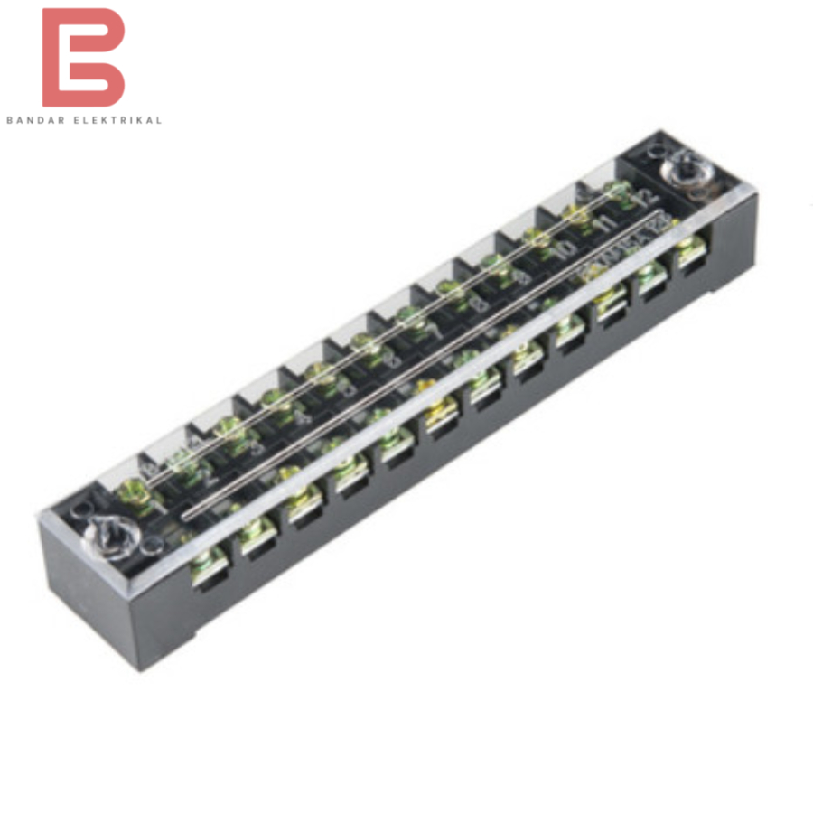 Jual TERMINAL BLOK 12P / TERMINAL BLOCK 12P 12 POLE 15A 15 AMPERE TB-1512 / TB1512 FORT | Shopee ...