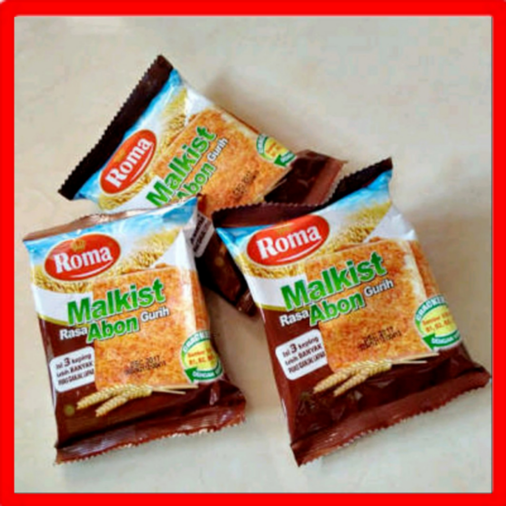 Jual ROMA MALKIST RASA ABON RENCENG ISI 10 SACHET @ 21 GRAM | Shopee ...