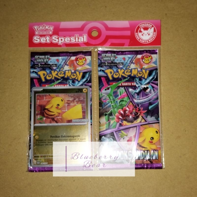 Jual KARTU POKEMON PARADOKS ANDALAN SET SPECIAL SET PIKACHU INDOMARET | Shopee Indonesia