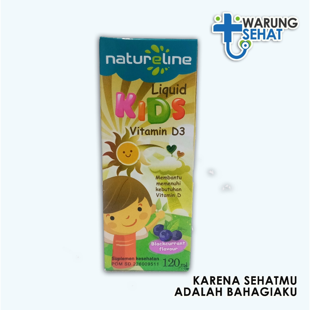 Jual NATURELINE VITAMIN D3 SYRUP 120 ML | Shopee Indonesia