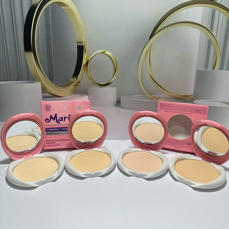 Jual Marina Compact Powder Brighten Up With UV A & UV B Proctection ...