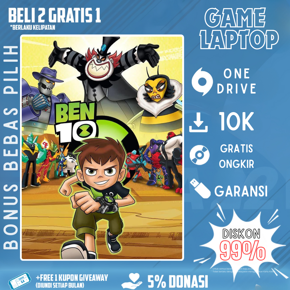 Jual BEN 10 - LINK DOWNLOAD - GAME PC - GAME LAPTOP - GAME OFFLINE ...