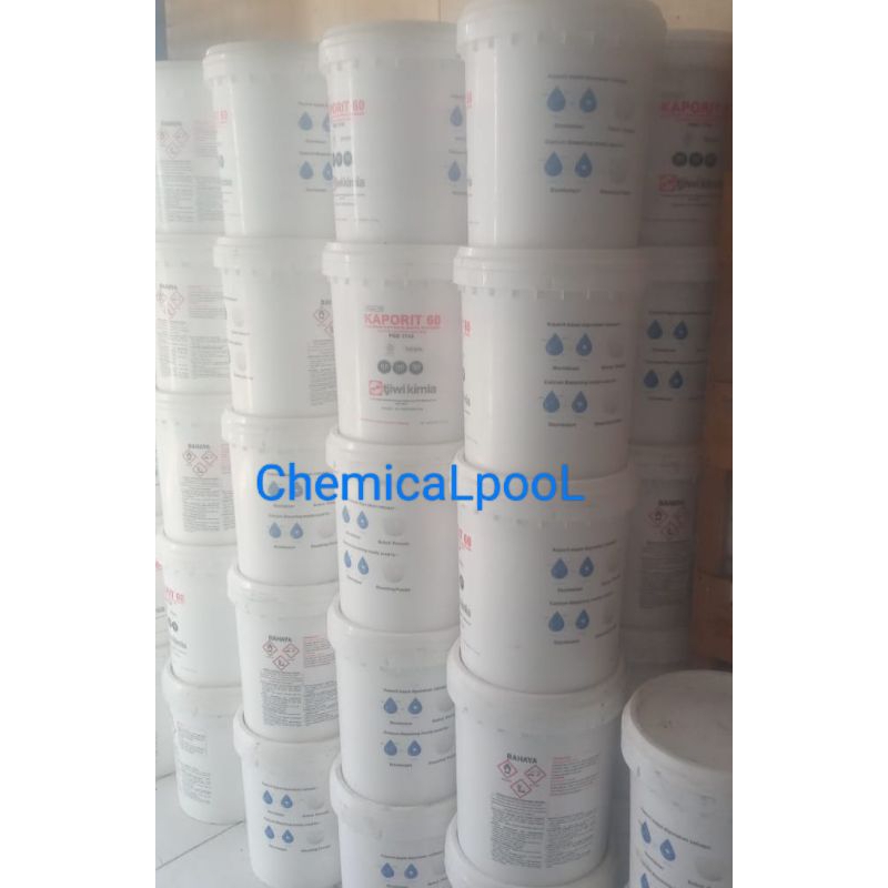 Jual Kaporit 60% 1 kg Kaporit TJIWI bubuk 60% 1 KG Powder TCCA Klorin ...