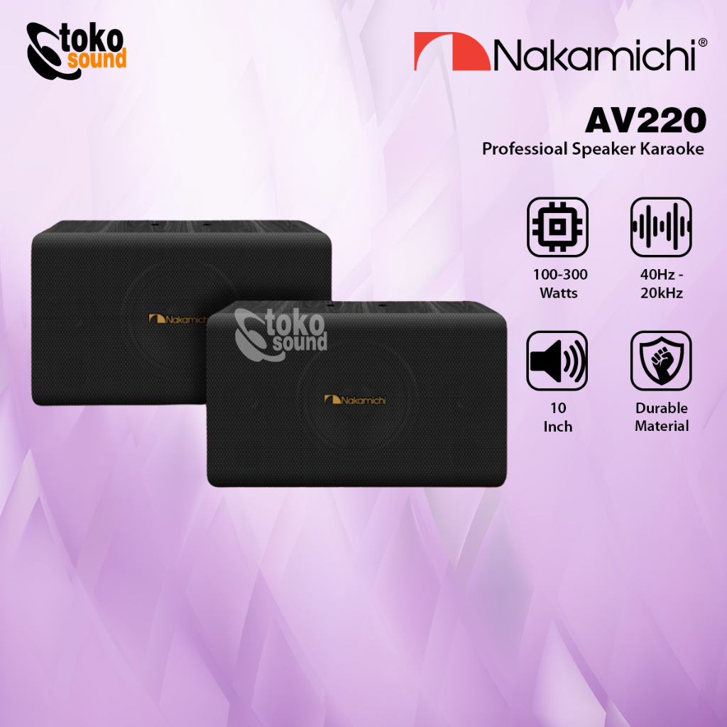 Jual Nakamichi AV 220 AV220 - 10 Inch Karaoke Active Speaker | Shopee Indonesia