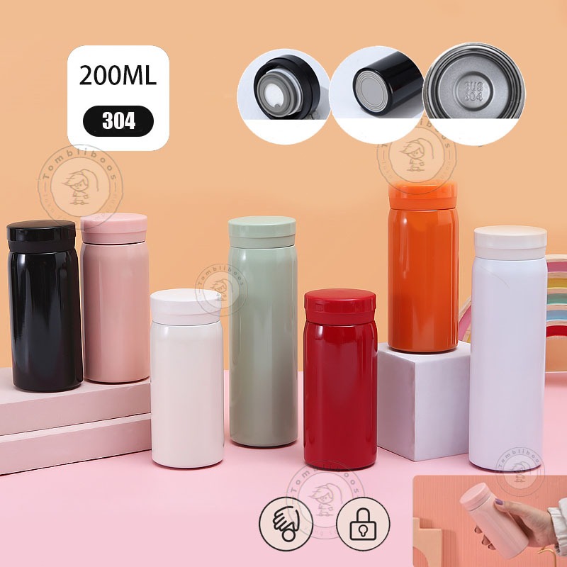 Jual 200ml stainless steel 304 termos mini vacuun cup hot&cool | Shopee ...
