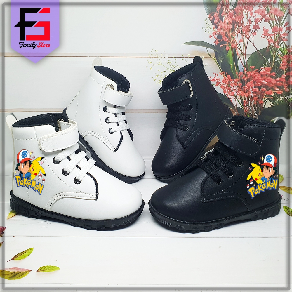 Jual Sepatu Boots POKEMON Anak Laki Laki Sporty / Sepatu Boots Tali ...