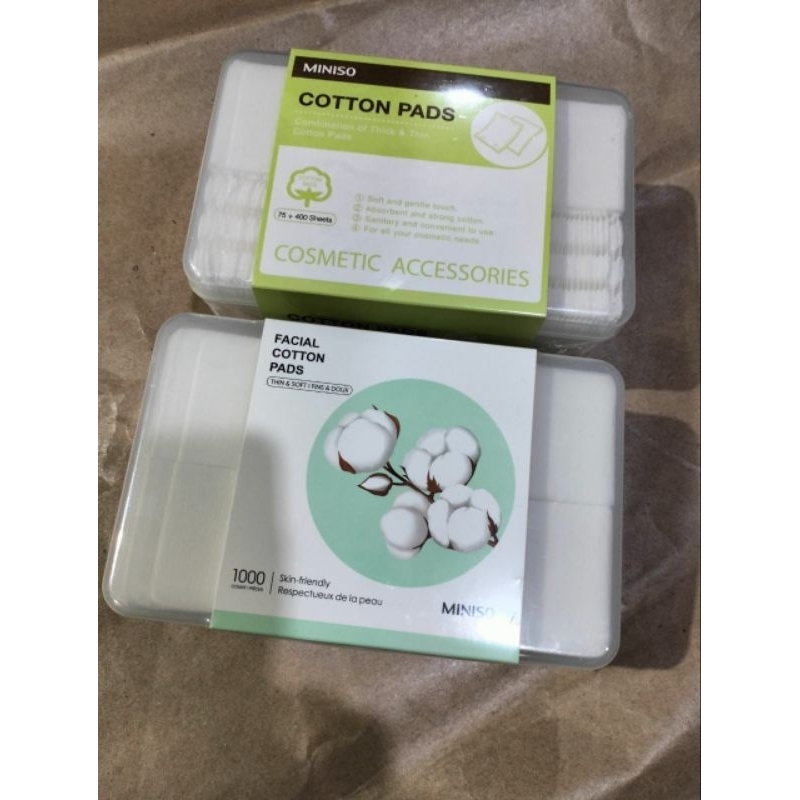Jual MINISO KAPAS WAJAH/MINISO COTTON PADS/MINISO COTTON BUD/COTTON ...