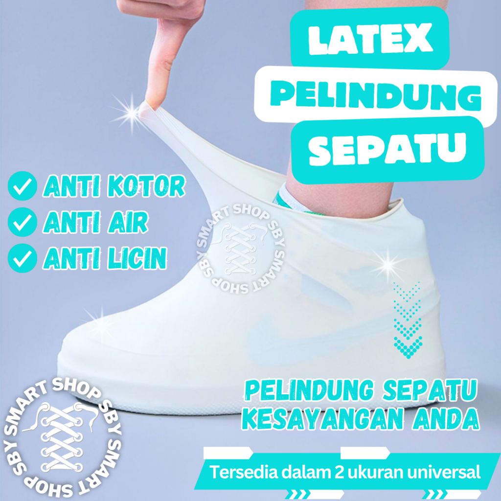 Jual (SHOE COVER) Pelindung Sepatu Anti Air Hujan Lumpur Waterproof ...