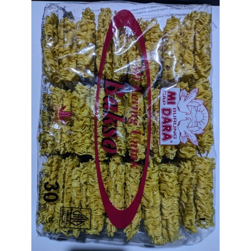 Jual MIE BURUNG DARA/MIE BASO ISI 30 900GRAM | Shopee Indonesia