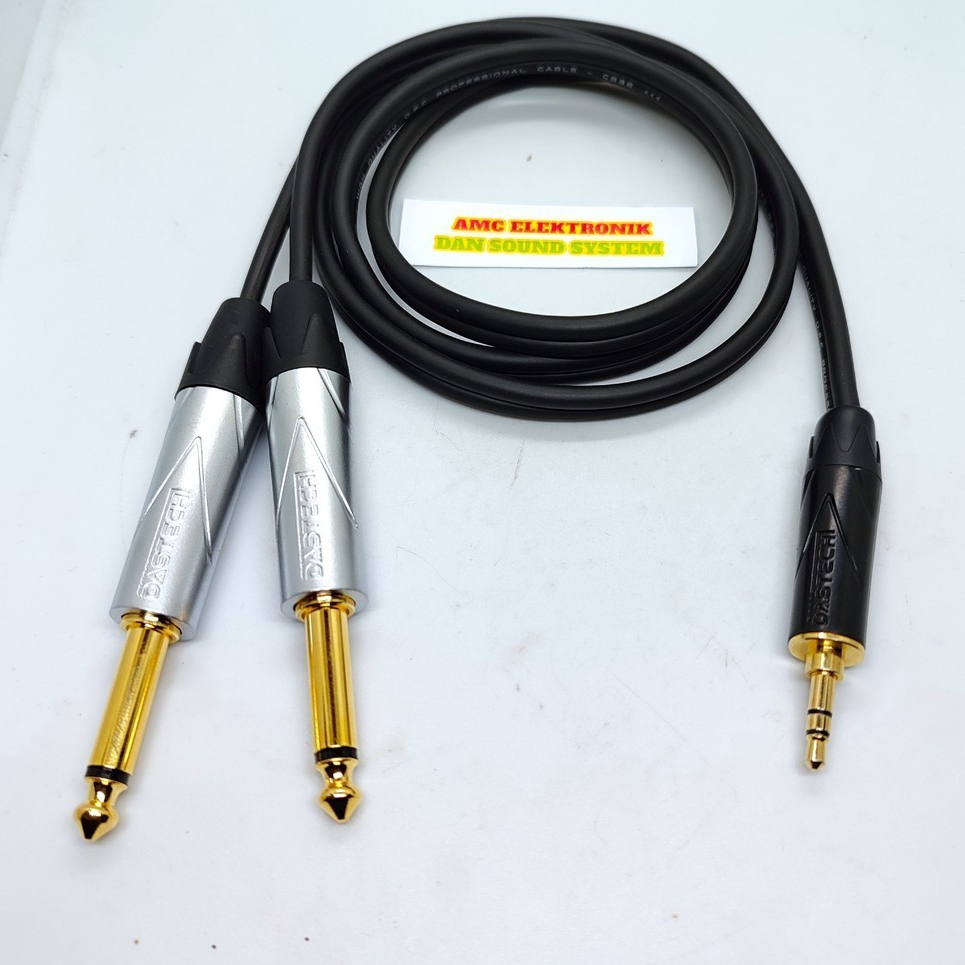 Jual JACK HP TO MIXSER JACK 3.5 TO DUAL JACK AKAI MONO FULL PRODUCT ...