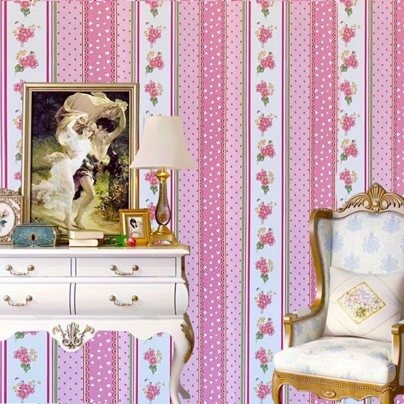Jual Wallpaper Dinding Pink Renda Wallpaper Dinding Bunga Pink ...