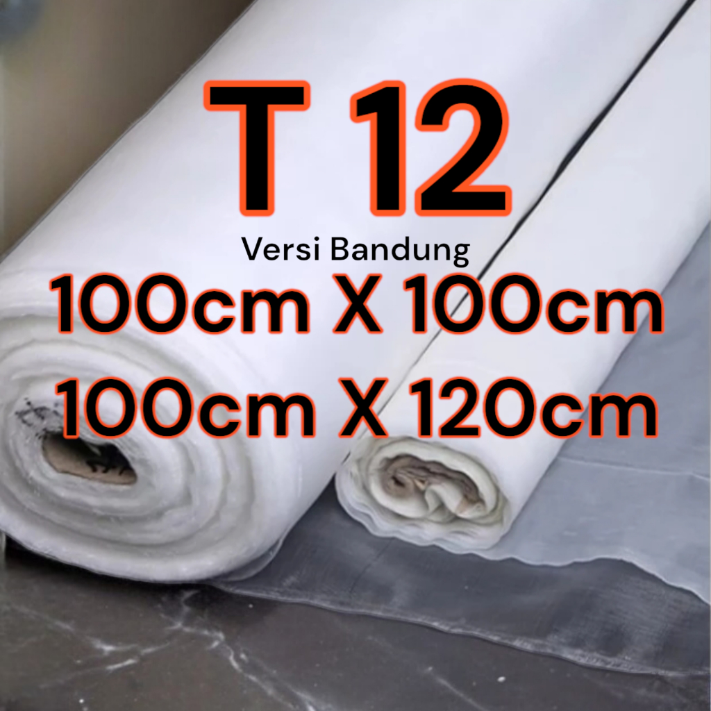 Jual kain monyl T12, kain screen sablon T12 Permeter(Ready Stok ...