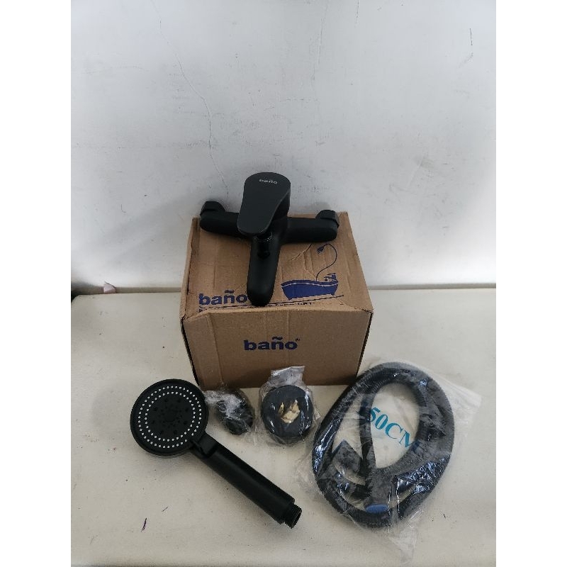 Jual BANO Keran Bathtub + Shower Set / Kran Bak Kamar Mandi set Lengkap ...