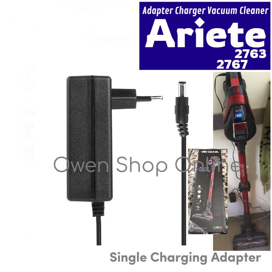 Jual Adaptor Charger Ariete Cyclone 2763 2767 Vacuum Cleaner Adapter ...