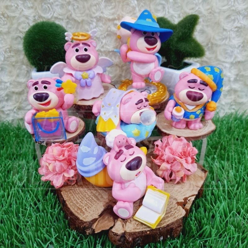Jual Action Figure Lotso Toy Story Satuan Figurin Lotso Pink Ecer Cake ...