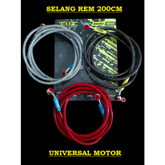 Jual SELANG REM CMZ RACING 200CM KABEL REM CAKRAM 200 CM UNIVERSAL ...