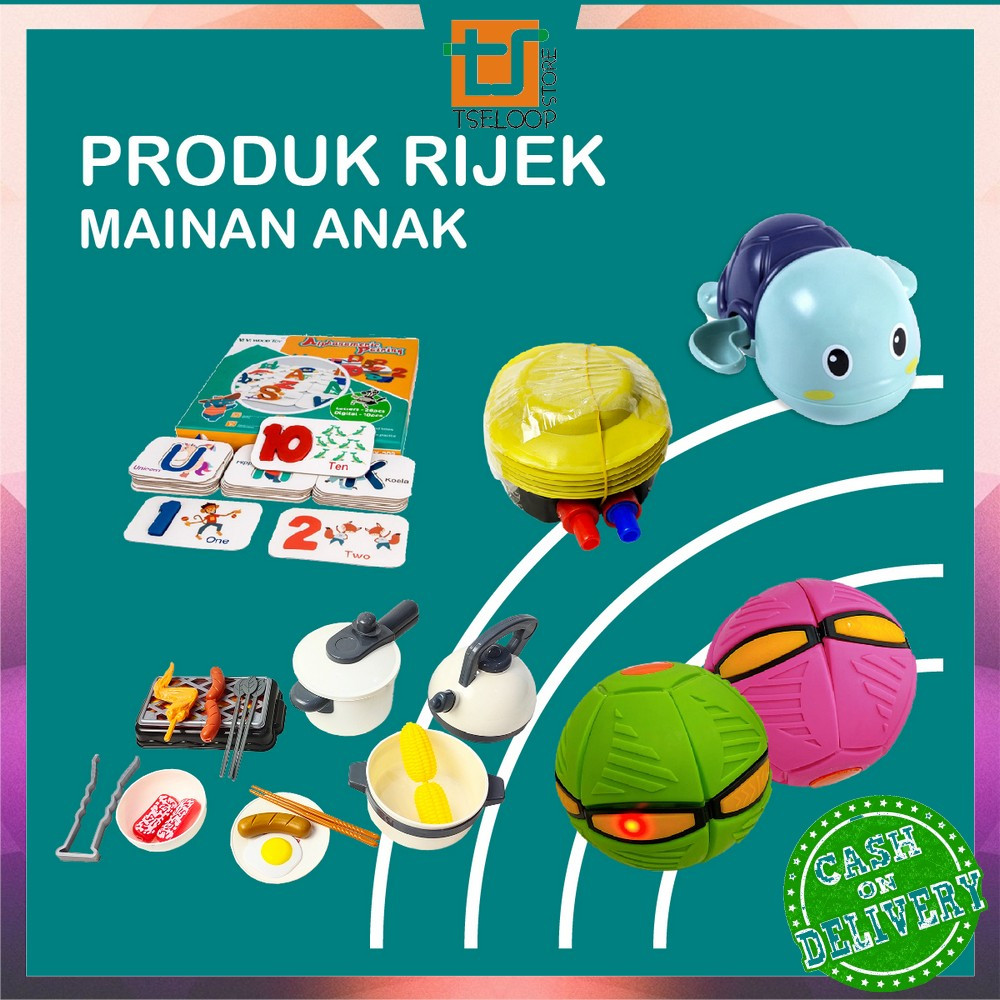 Jual OFM-PART 2 Barang Rijek Mainan Anak Pretand Play Kids / Kitchen ...