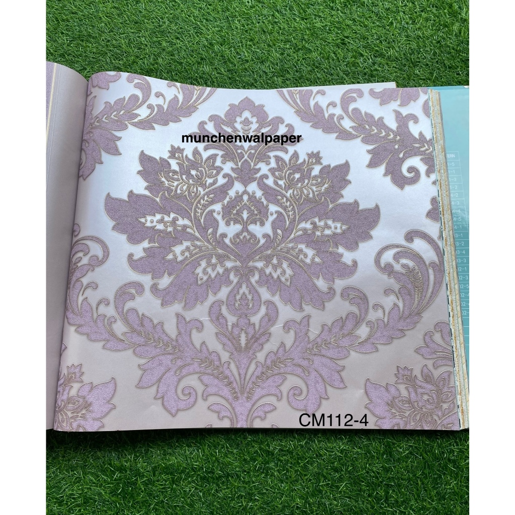 Jual Wallpaper Dinding Premium Motif Khakika Antique Batik Gold Damask Mewah & Luxury | Shopee ...