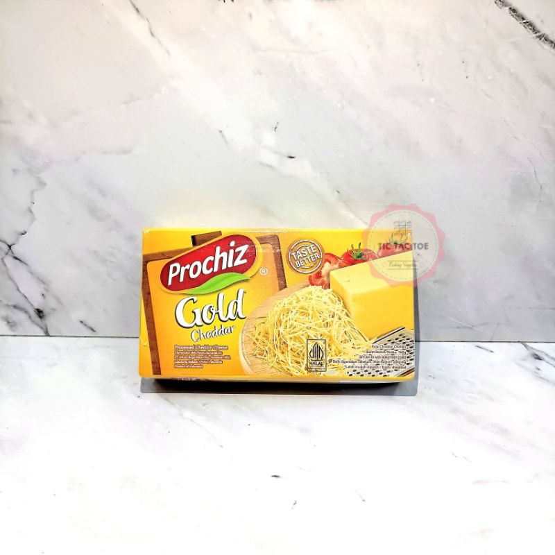 Jual Keju Cheddar/ Cheddar Cheese Prochiz Gold 160gr | Shopee Indonesia