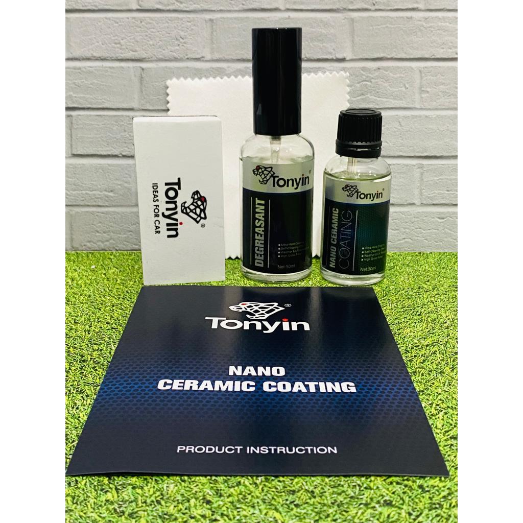 Jual Nano Ceramic Coating 9H+ Hardness Super Hydrophobic & Gloss 30mL ...