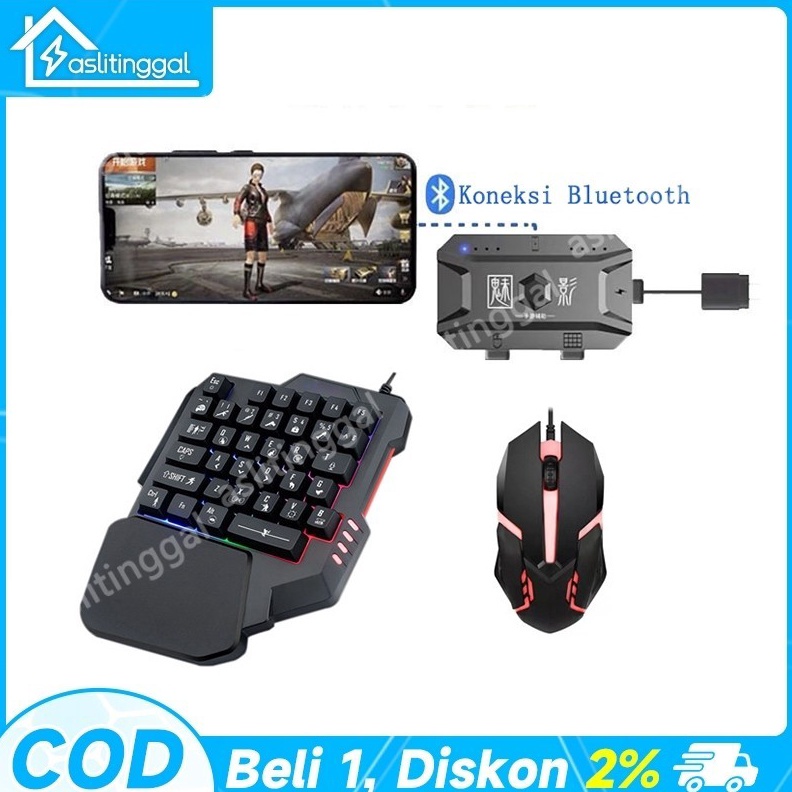 Jual keyboard mouse converter bluetooth adaptor M1Pro kontroler ...
